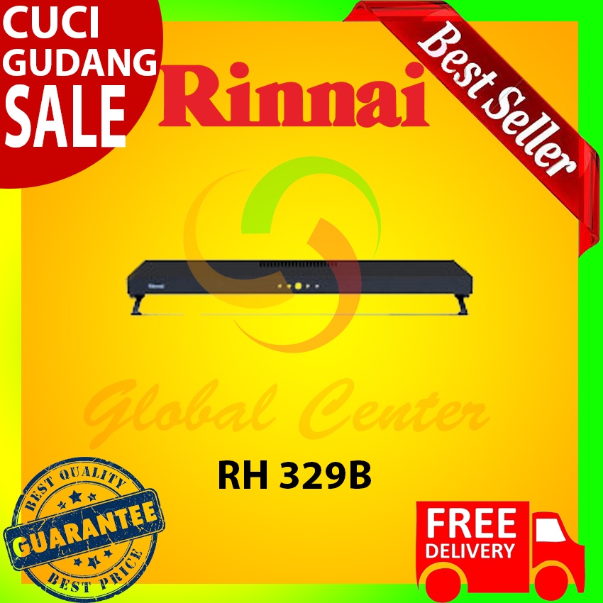 Jual Cooker Hood Rinnai RH-329B Slim Hood Penghisap Asap Kompor | Shopee Indonesia
