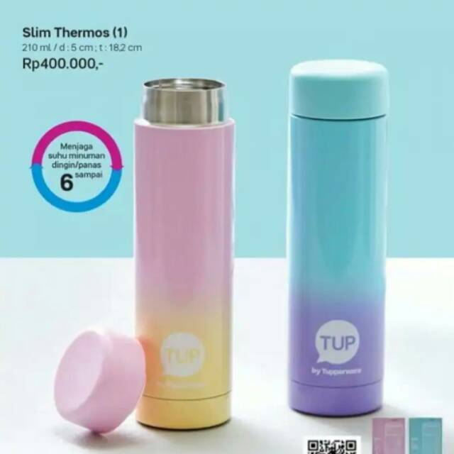 Jual Slim Termos by Tupperware (1pcs) | Shopee Indonesia