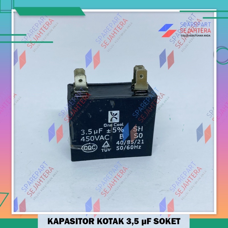 Jual KAPASITOR CAPASITOR FAN OUTDOOR AC KIPAS ANGIN POMPA SOKET KOTAK ...