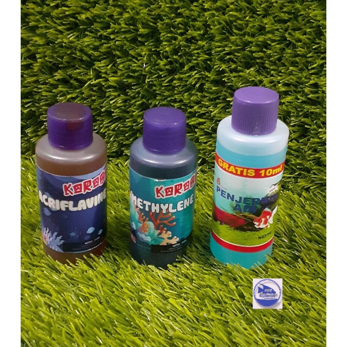 Jual Obat ikan kuning/acriflavine, obat biru/methylene blue & penjernih ...