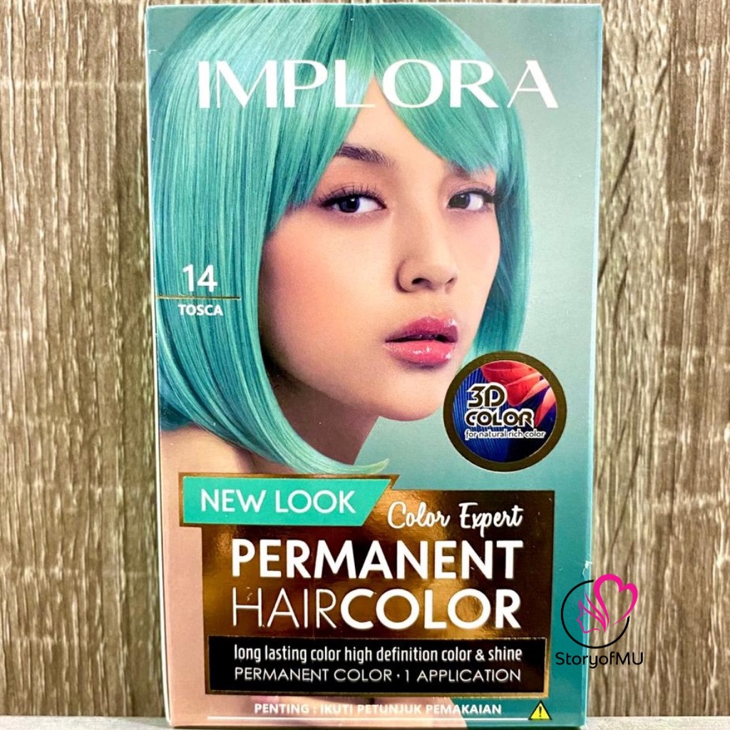 Jual IMPLORA New Look Permanent Hair Color | Cat Rambut Perwarna ...