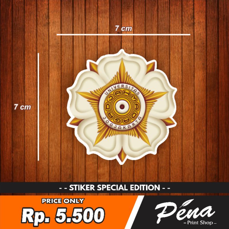 Jual Sticker Stiker UGM Universitas Gadjah Mada Yogyakarta | Shopee ...