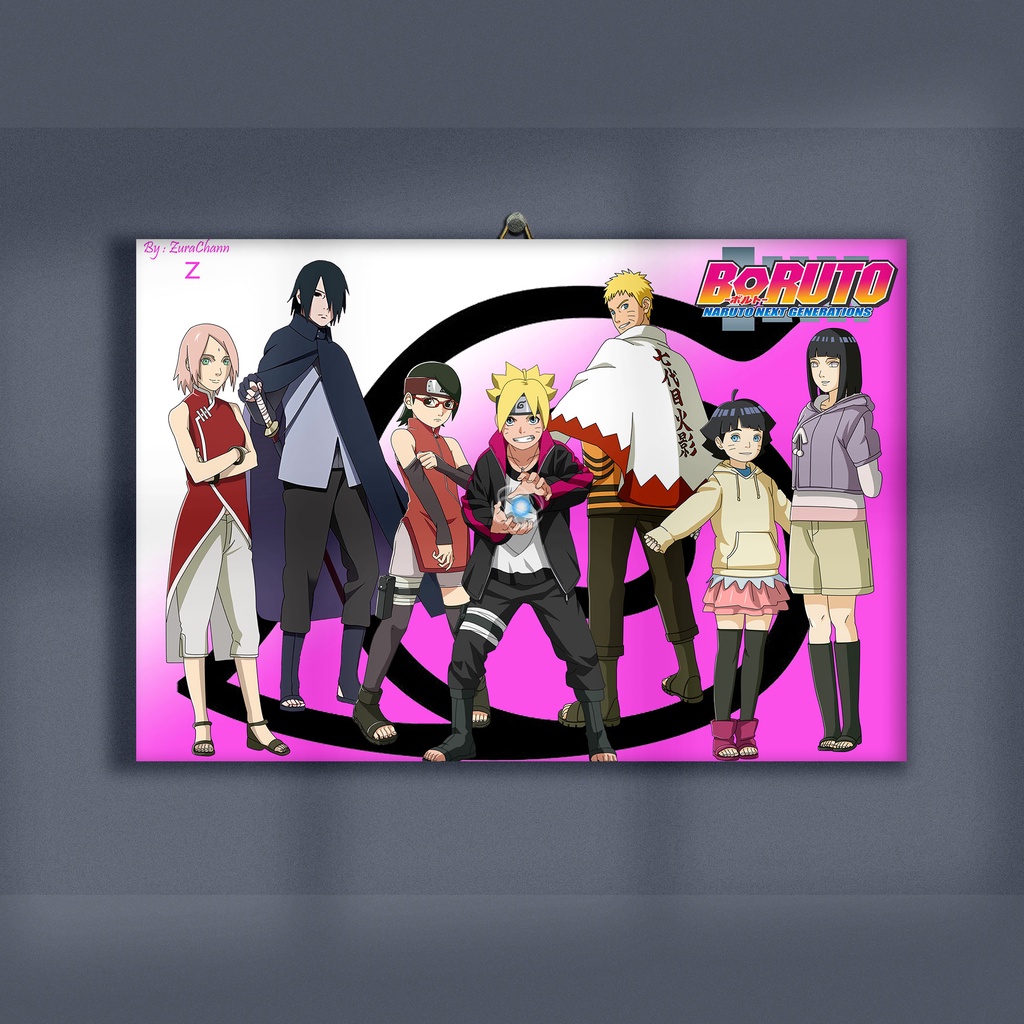 Jual Poster Kayu BORUTO / Dekorasi Kamar /Poster murah/ Keren ...
