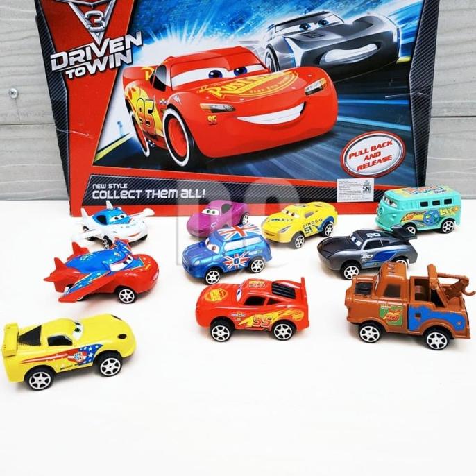 Jual Produk Unggulan] Diecast CARS Race 3 10in1|Action Figure CARS ...