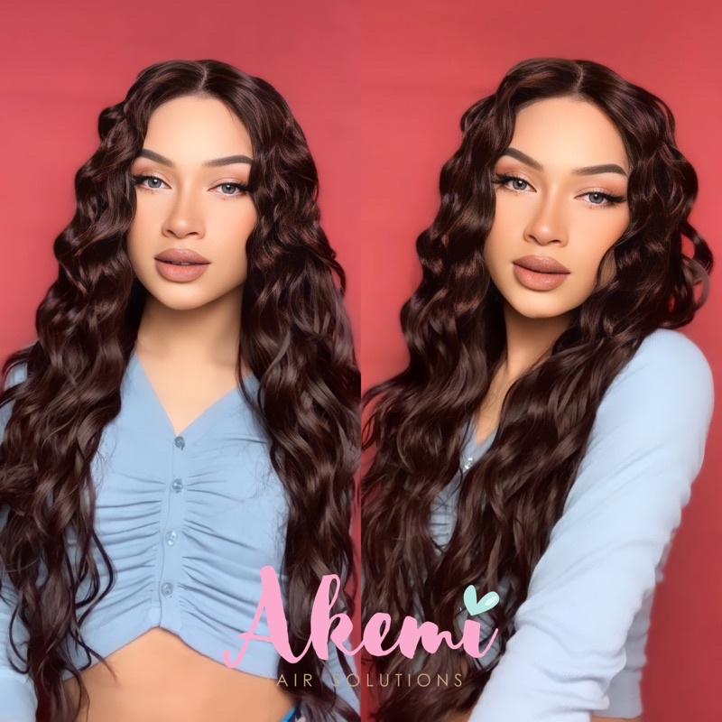 Jual HALF LACE WIG AKEMI - MERMAID WAVE 70cm [ HLW rambut palsu wanita ...