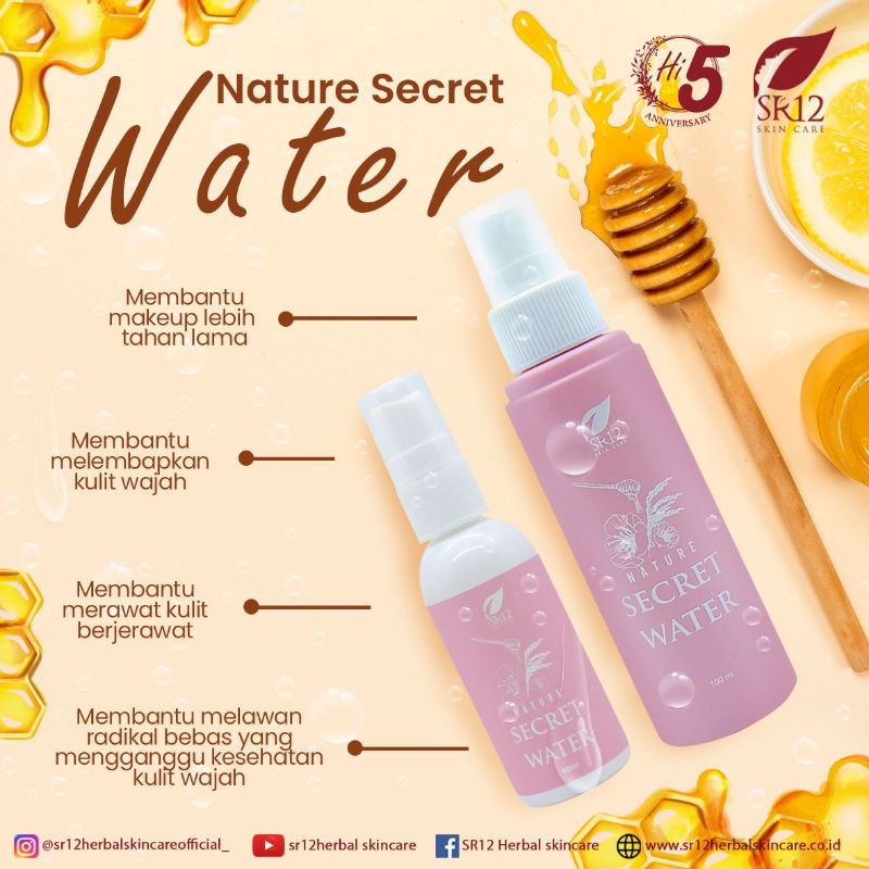 Jual Nature secret water 60ml | Shopee Indonesia