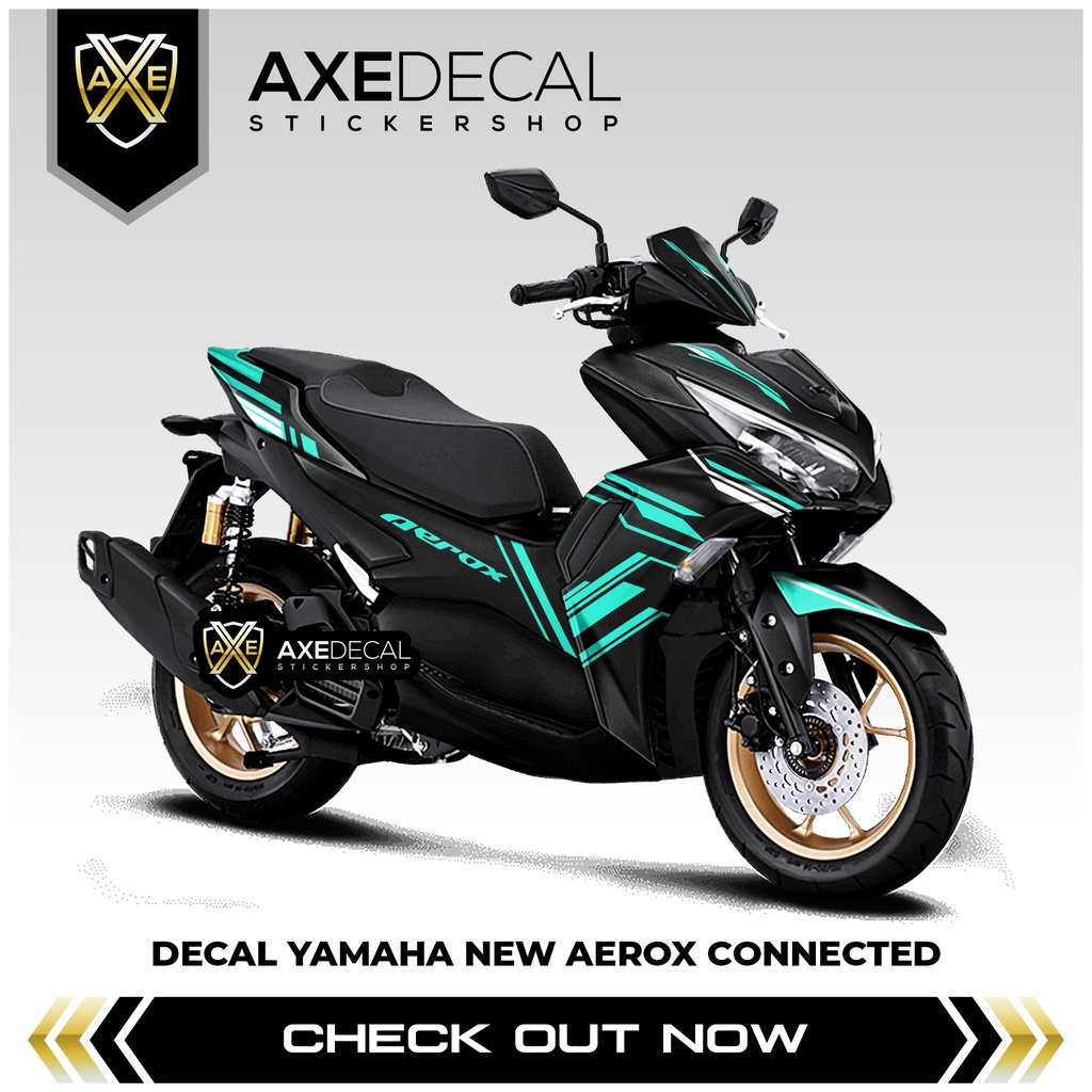 Jual DECAL AEROX NEW CONNECTED GRAFIS CUSTOM / STIKER MOTOR YAMAHA ...