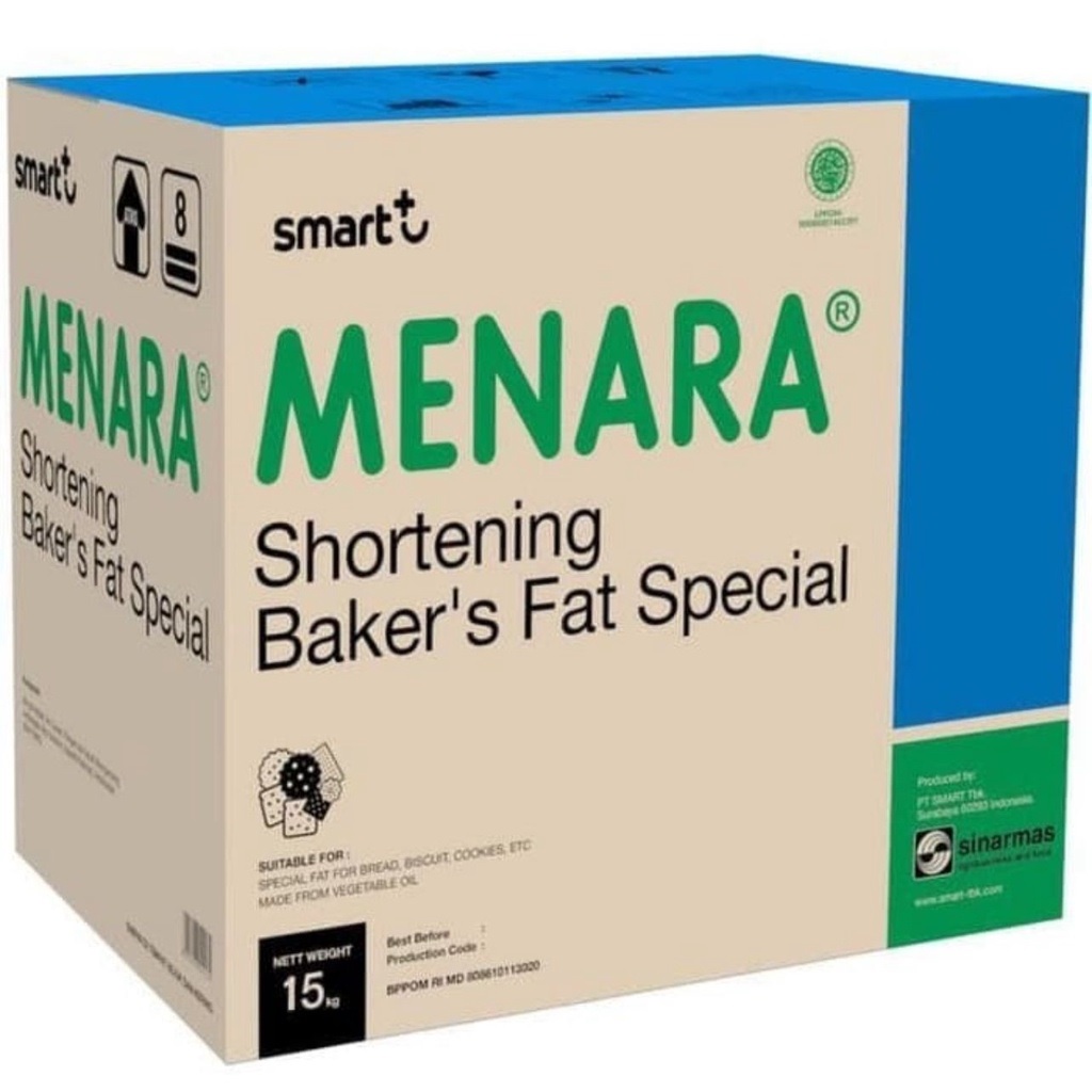 Jual Menara Putih - Mentega Putih Menara Bakers Fat 15kg - Gosend Grab ...