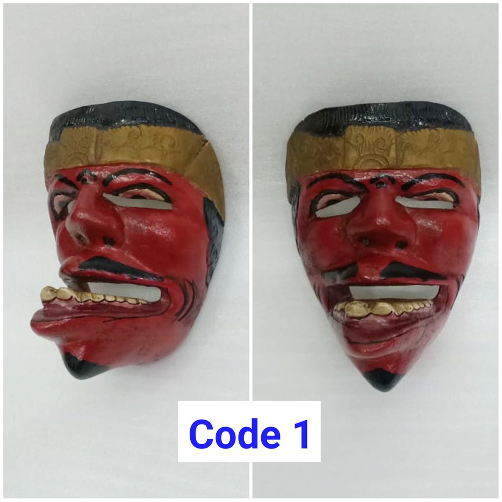 Jual Topeng Kayu Kuno Antik berbagai wajah | Shopee Indonesia