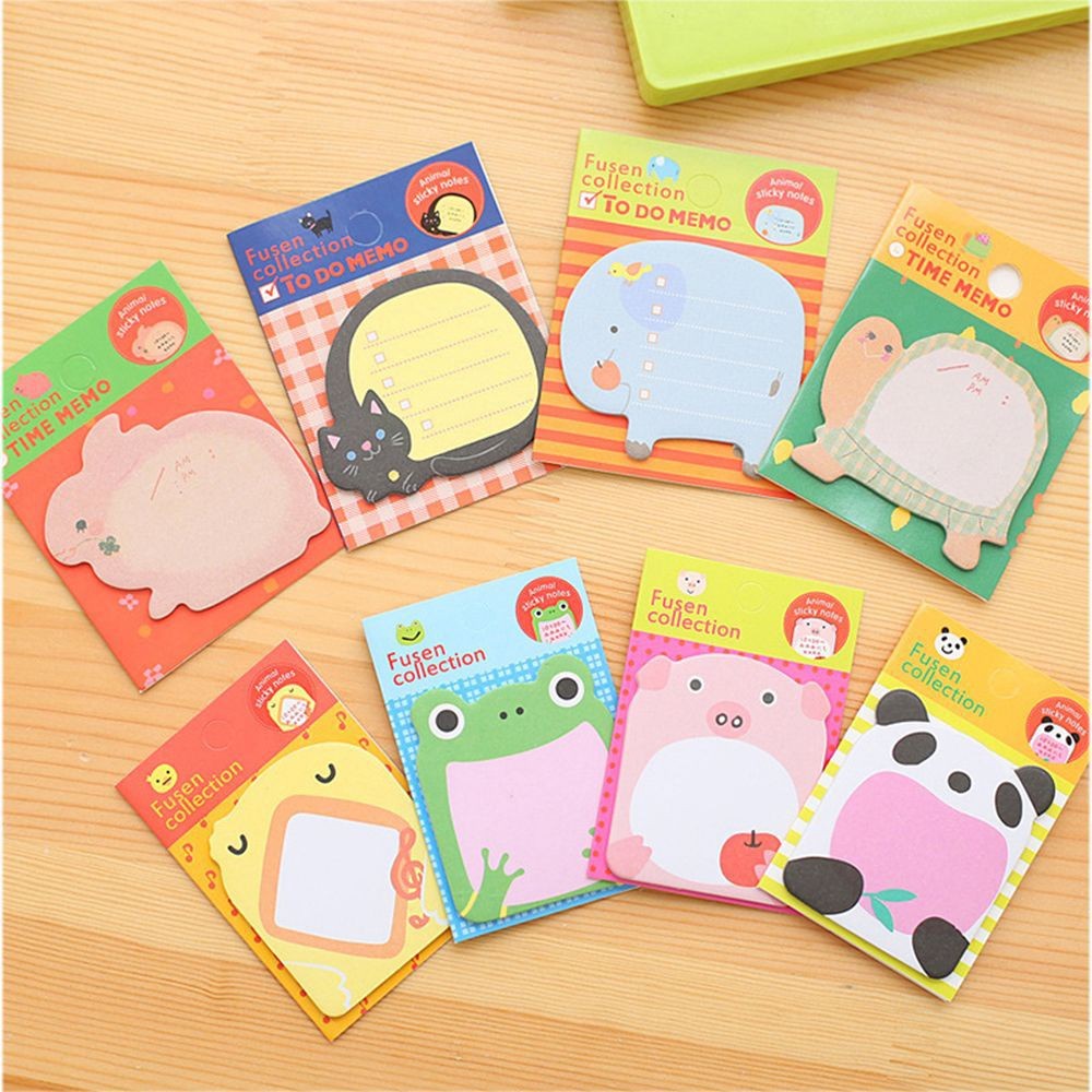 Jual Memo Sticky Notes Gambar Binatang - Isi 20 Lembar | Shopee Indonesia