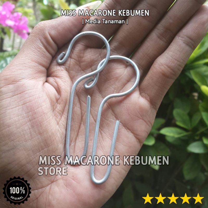 Jual hook pengait kawat cantolan pot kawat gantung murah | Shopee Indonesia