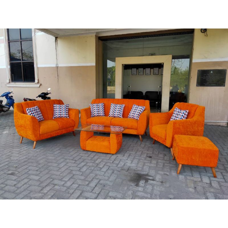 Jual Sofa Olympic Retro 321 + Stool + Meja Garansi 5 Tahun | Shopee ...