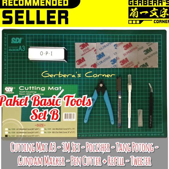 Jual Paket Basic Tools Set B - Alat Rakit Model Kit Gundam Murah - Isi Paket | Shopee Indonesia