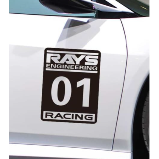 Jual STICKER CUTING STIKER MOBIL RACING NOMOR RAY | Shopee Indonesia