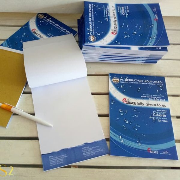 Jual Blocknote notes seminar meeting A6 custom | Shopee Indonesia