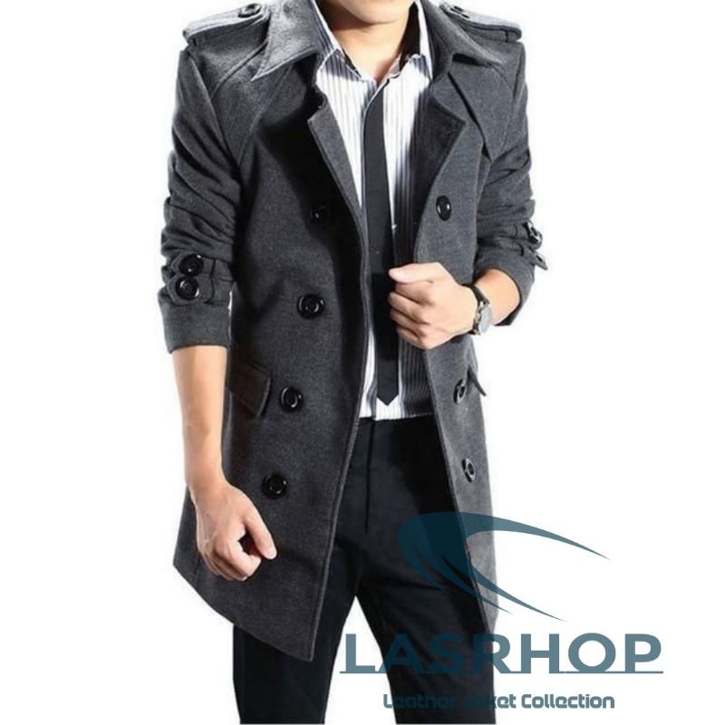 Jual COAT PANJANG PRIA BAHAN FLEECE/PLIS TEBAL | Shopee Indonesia