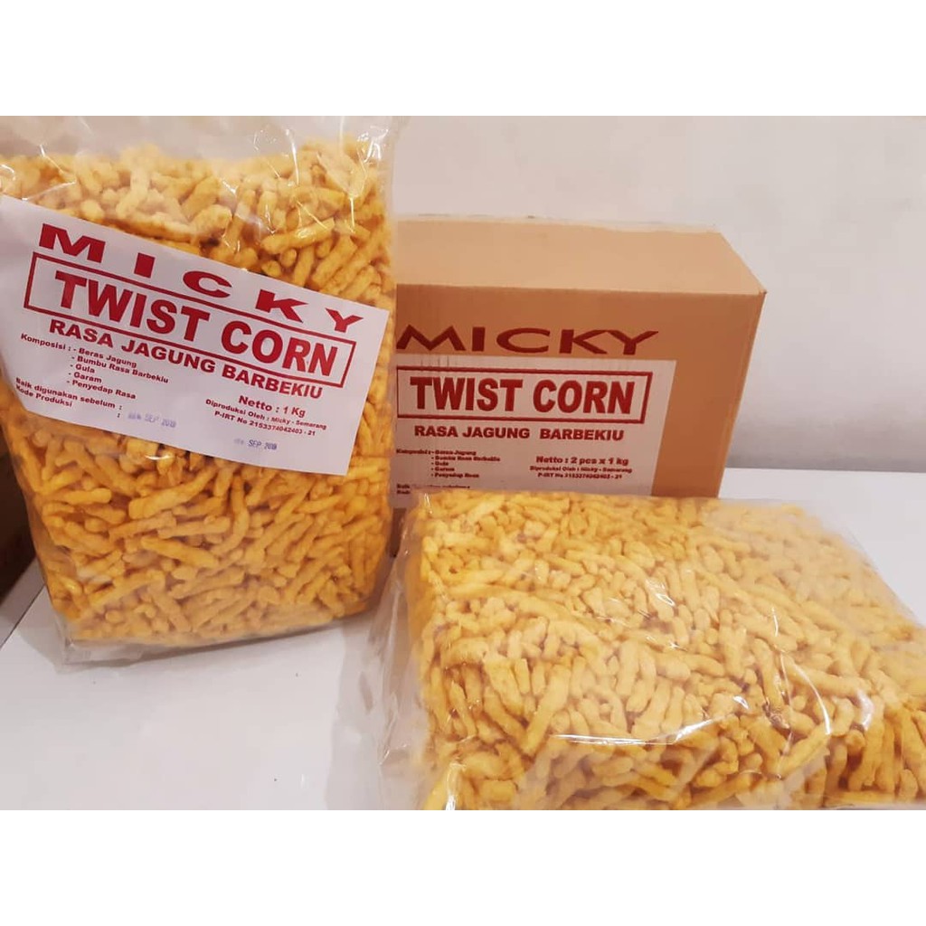 Jual Twist corn kemasan 1kg | Shopee Indonesia