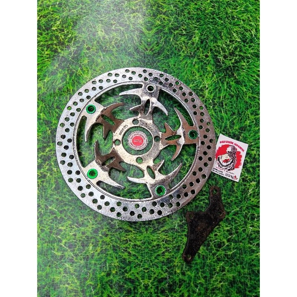 Jual PIRINGAN CAKRAM DEPAN DISC LASER BAUT 4 KARISMA SUPRA X 125 SETT BREKET | Shopee Indonesia