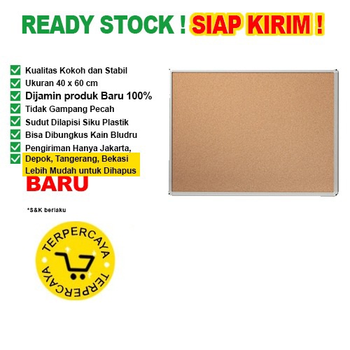 Jual Papan Pin Board / Soft Board SAKANA Polos 40x60 | Shopee Indonesia