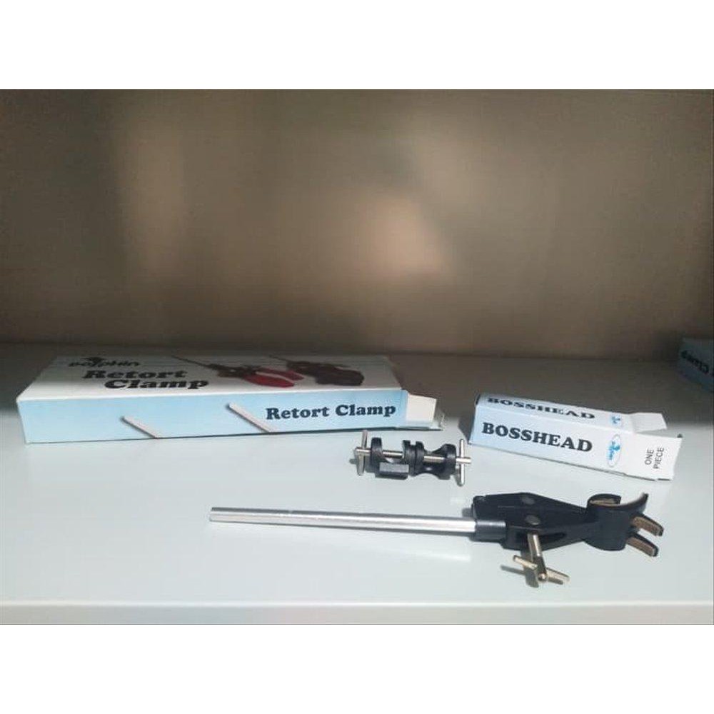 Jual Retort Clamp boss head klem 4 jari klem universal grab it fast ...