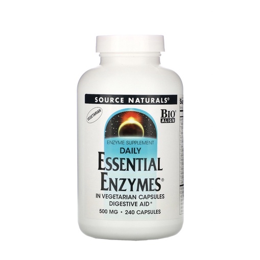 Jual Source Naturals Daily Essential Enzymes Vegetarian 500 mg 240 ...