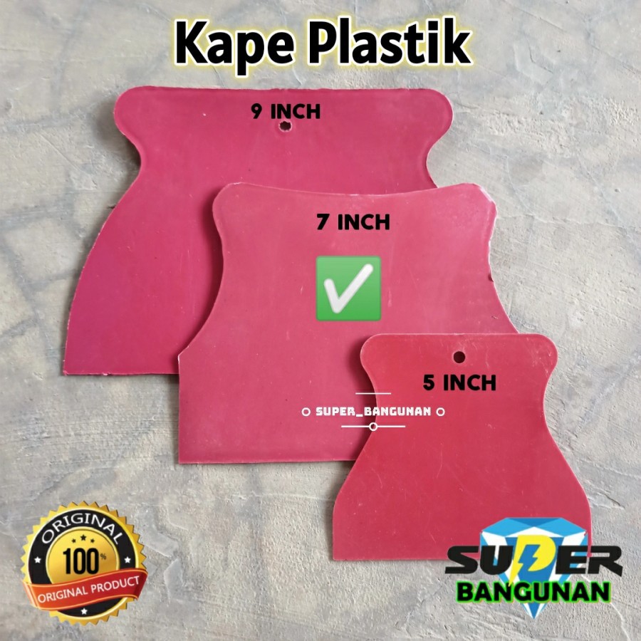 Jual Kape Plastik 7" inch / Kape PVC | Shopee Indonesia