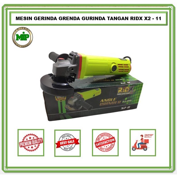 Jual Gerinda Tangan 4 Inch RIDX Angle Grinder X2-11 Gurinda Besi ...