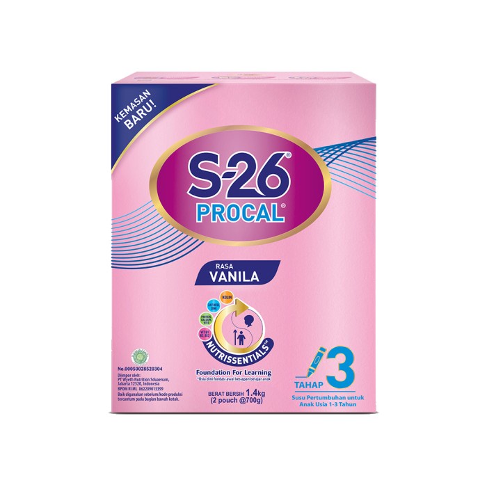 Jual tahun-1-di-atas-bayi-susu- buy 3 s-26 procal pouch 1.4kg -susu ...
