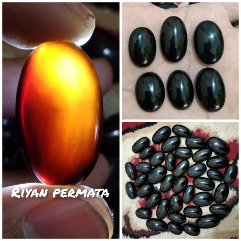 Jual Batu Yaman Wulung senter coklat orange natural | Shopee Indonesia