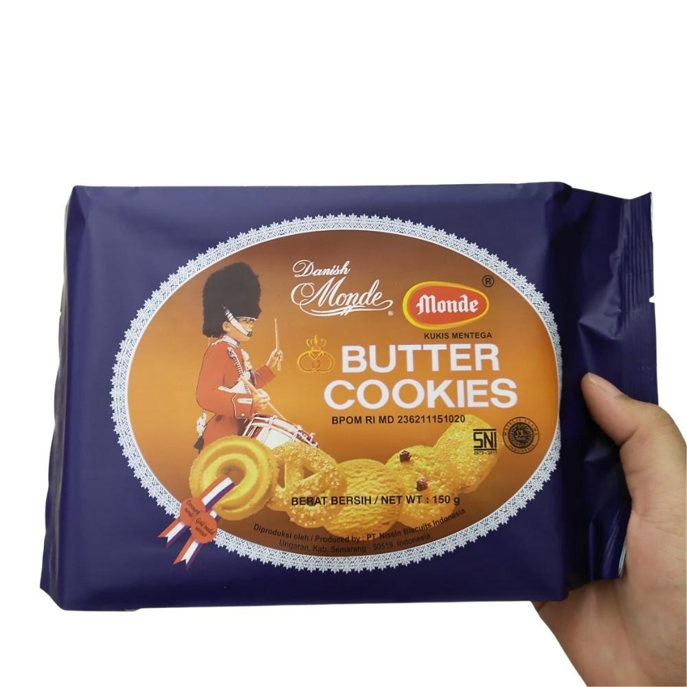 Jual Monde Butter Cookie 150gr Kemasan Plastik Biskuit Kue Kering ...