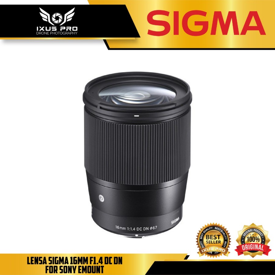 Jual Lensa Sigma 16MM F1.4 DC DN Lens For Sony Emount | Shopee Indonesia