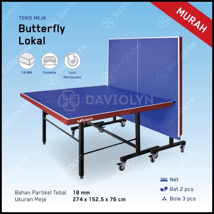 Jual Meja Pingpong / Tenis Meja Butterfly | Shopee Indonesia