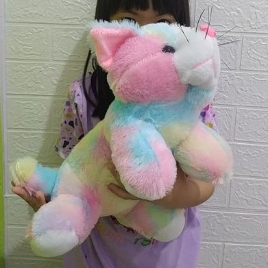Jual boneka kucing rainbow uk M besar | Shopee Indonesia