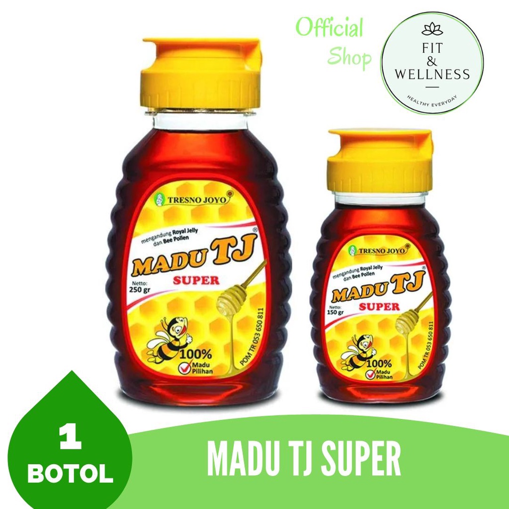 Jual Madu TJ Super dengan Royal Jelly dan Bee Pollen | Shopee Indonesia