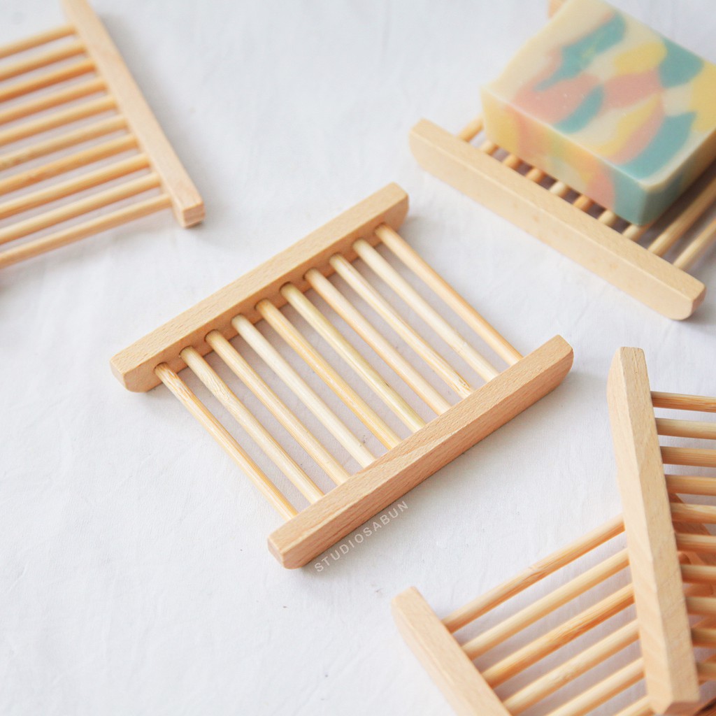 Jual Wooden Soap Tray - tatakan sabun kayu - tempat sabun (High quality ...