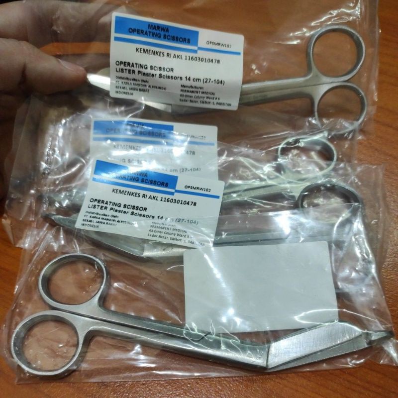 Jual Gunting Perban Verban Lister Plaster Scissors 14cm | Shopee Indonesia