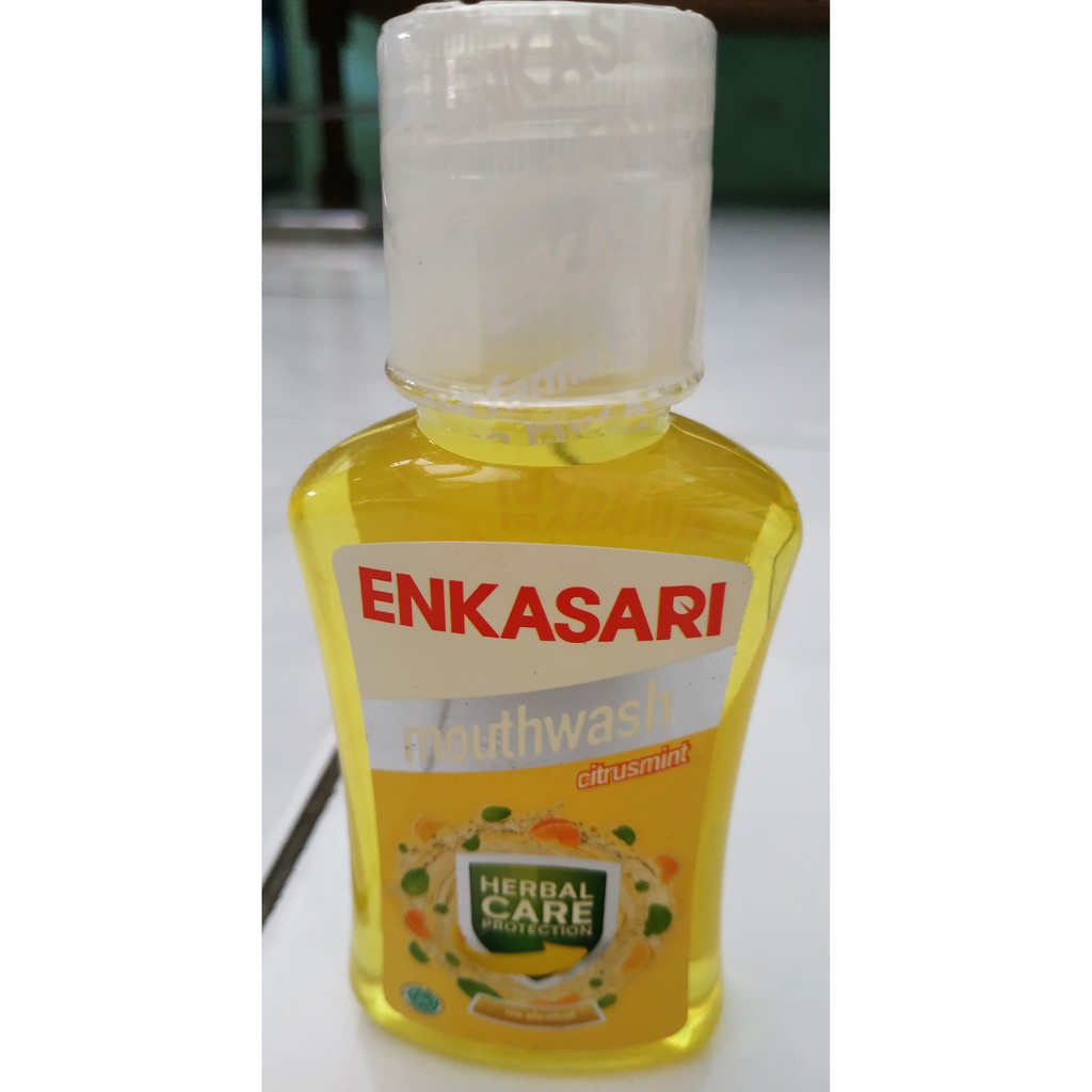 Jual ENKASARI MOUTHWASH- NO ALCOHOL CITRUS MINT 100 ML | Shopee Indonesia