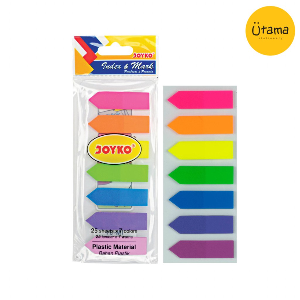 Jual Index Mark Joyko IM-31 (PLASTIK PANAH)/Penanda Halaman/Page Mark ...