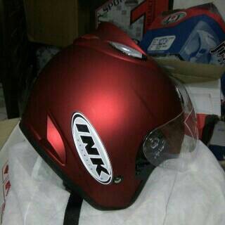 Jual [ONGKIR 1 KG] HELM BEST1 INK CENTRO FREE STIKER - MERAH MAROON ...