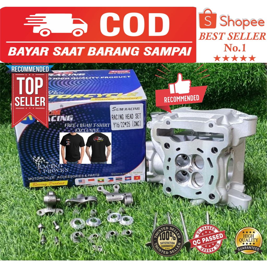 Jual SUPER HEAD NMAX NEW AEROX LEXI R15 VVA V3 WR 155 XSR 155 ALL BROSS ...