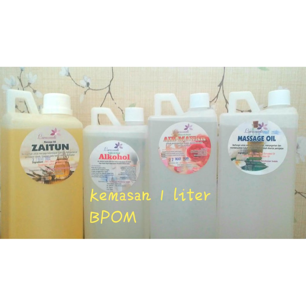 Jual Minyak Zaitun 1 liter - Massage Oil Minyak Pijat / Minyak Urut 1 Liter BPOM By Larassanti ...