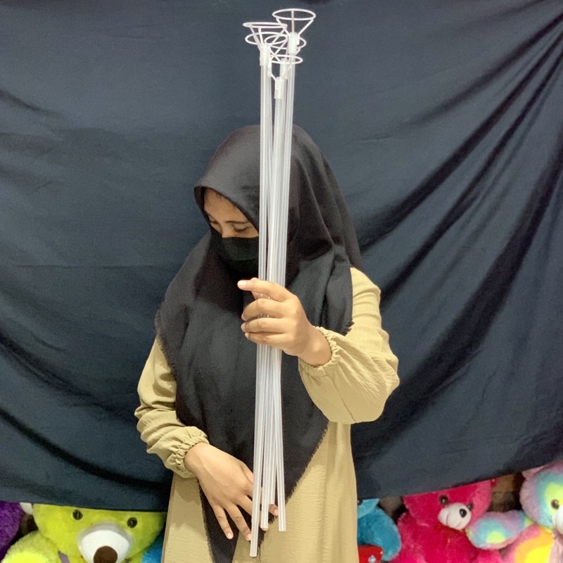 Jual Stick And Cup Balon PVC / Stik Balon PVC Bening Besar (Stick and ...