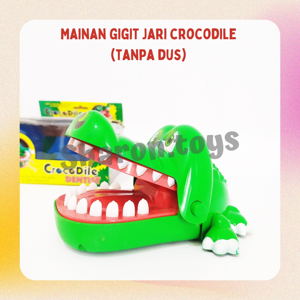 Jual MAINAN GIGIT JARI DENTIST CROCODILE (TANPA DUS) | Shopee Indonesia