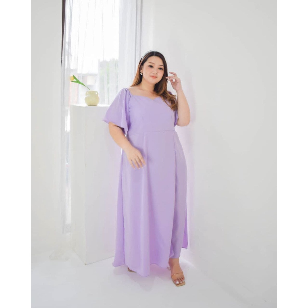 Jual MIDI SABRINA DRESS PANTAI BIG SIZE PLUS SIZE JUMBO | Shopee Indonesia