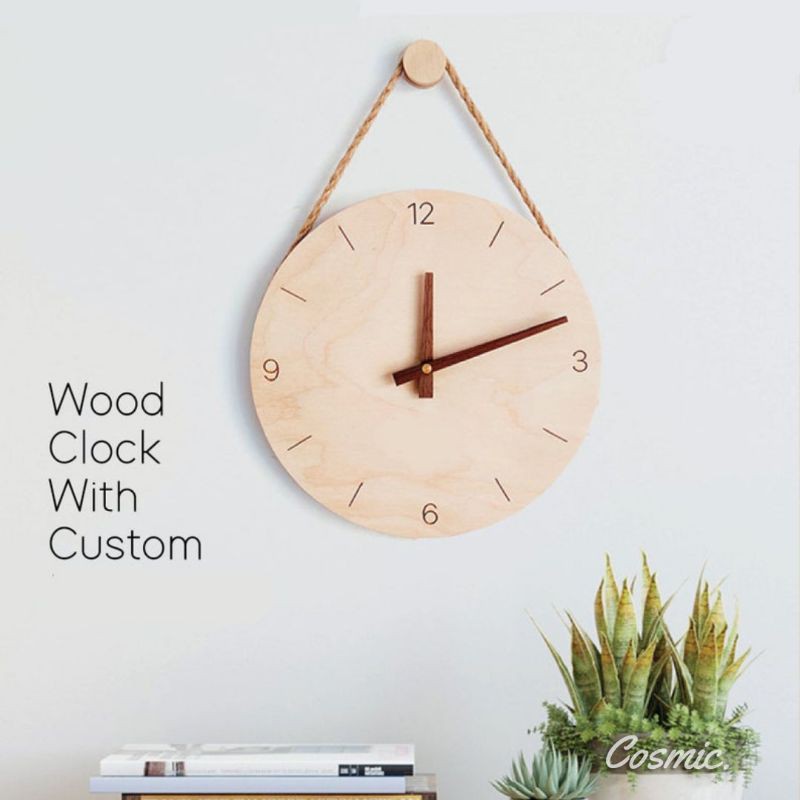 Jual Jam dinding Kayu / Jam Dinding Aesthetic / Jam Kayu Besar | Shopee ...