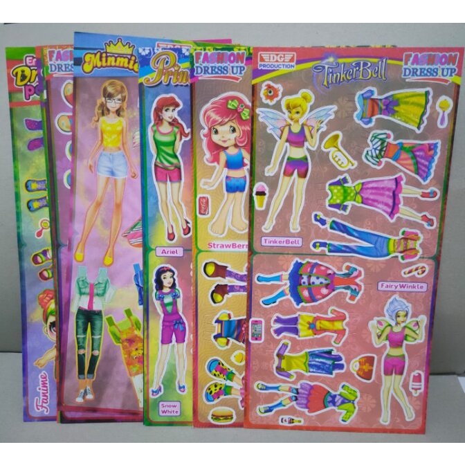 Jual 1 pack Mainan Bp jadul kertas isi 10 lembar/ Maianan Bp anak ...