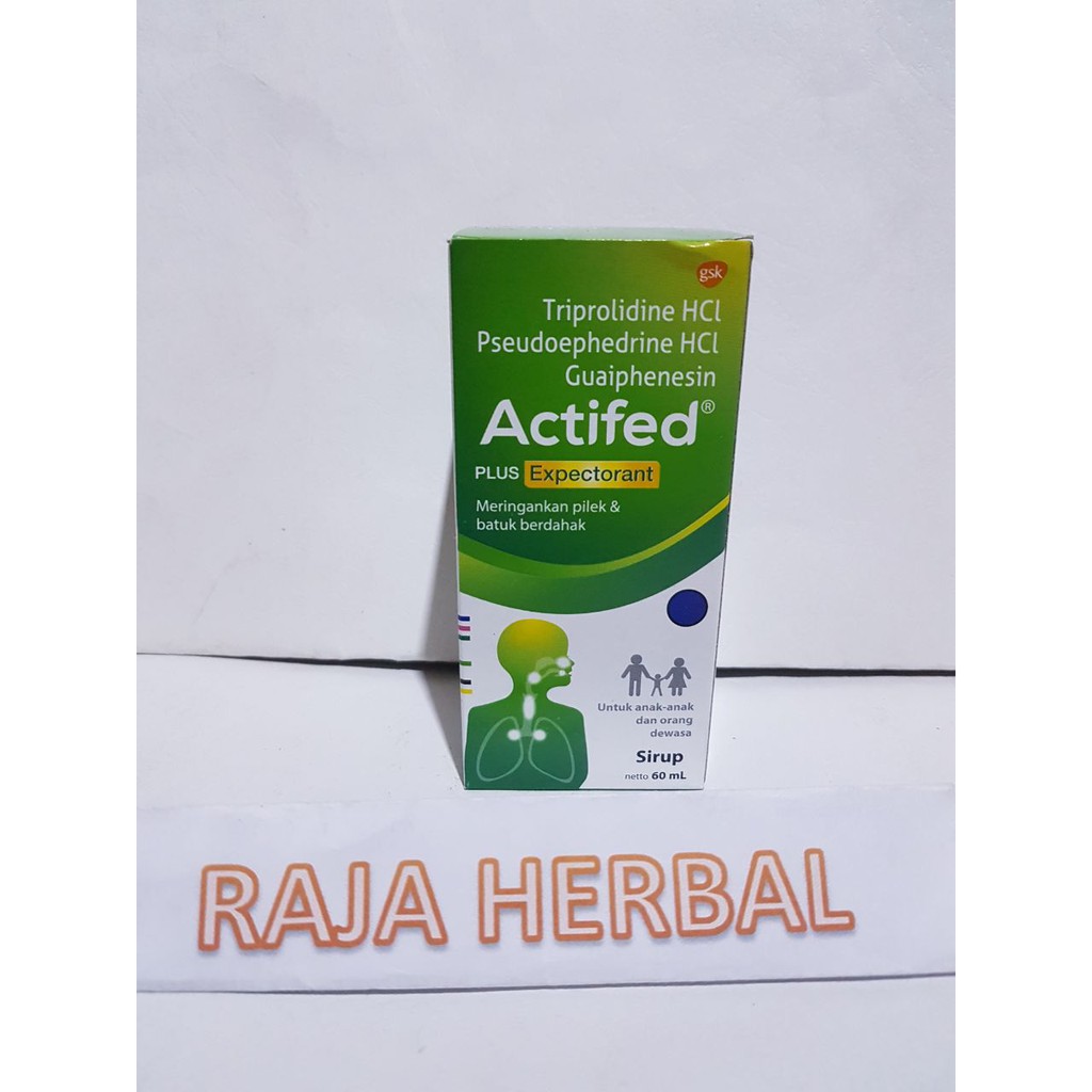 Jual ACTIFED HIJAU BATUK DAN FLU ISI 60ML | Shopee Indonesia