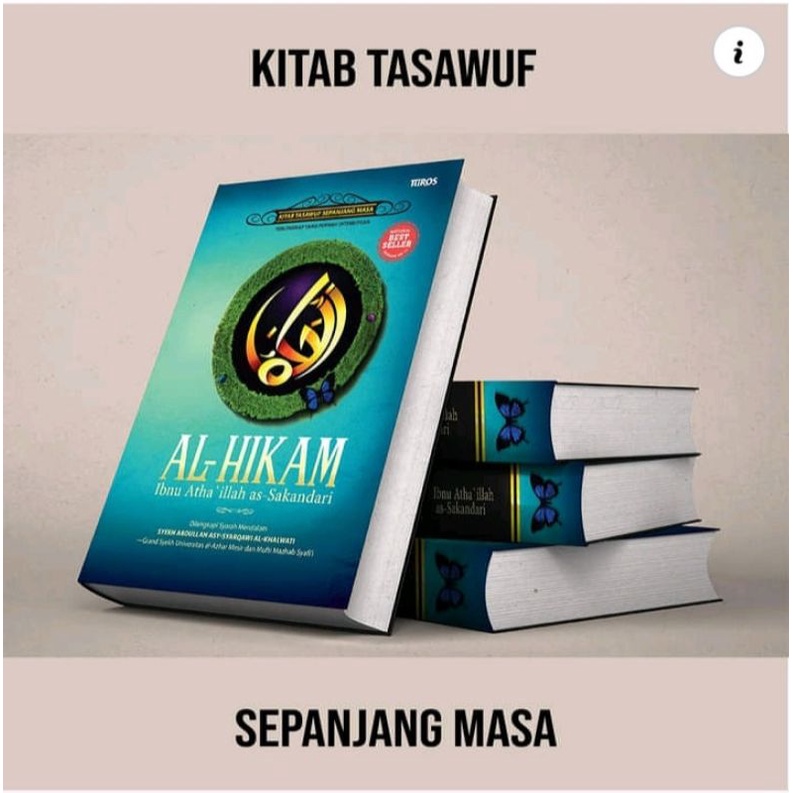 Jual AL HIKAM IBNU ATHAILLAH ORIGINAL HARD COVER TUROS PUSTAKA | Shopee ...