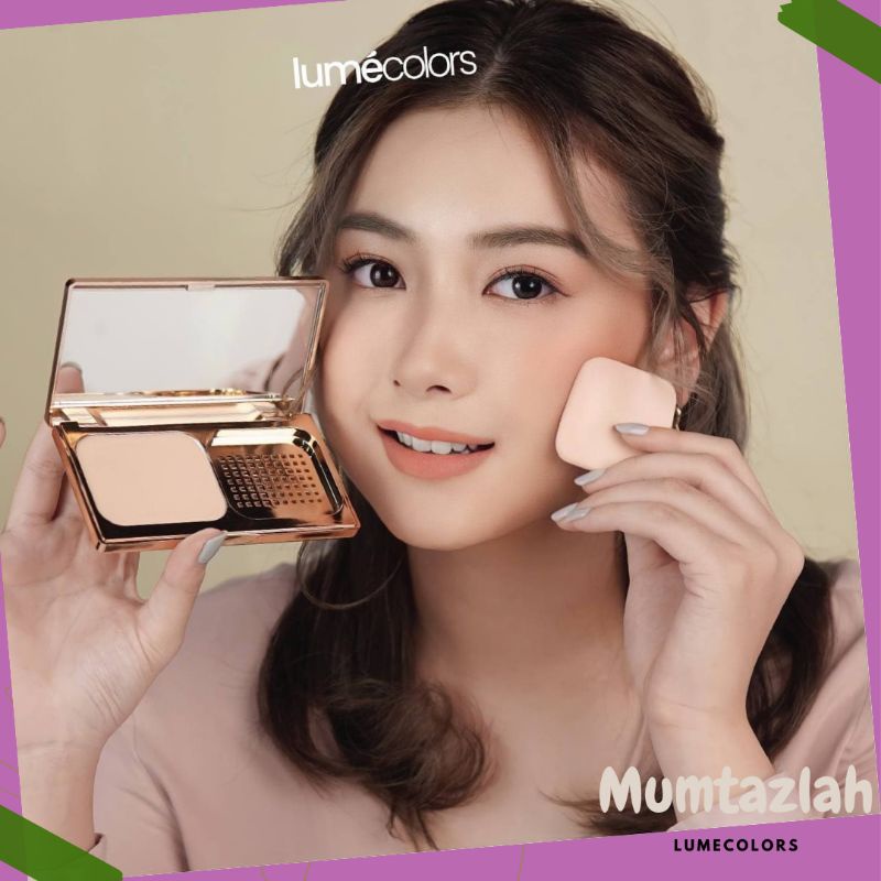 Jual Bedak Lumecolors Compact Powder Bedak Padat Lumecolors Tahan Lama ...