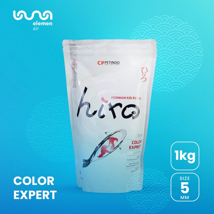 Jual CPPETINDO Hiro Color Expert Koi Food 5mm - 1 kg | Shopee Indonesia